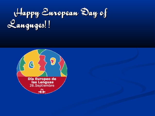 European Day of Languages, September 26th | PPT