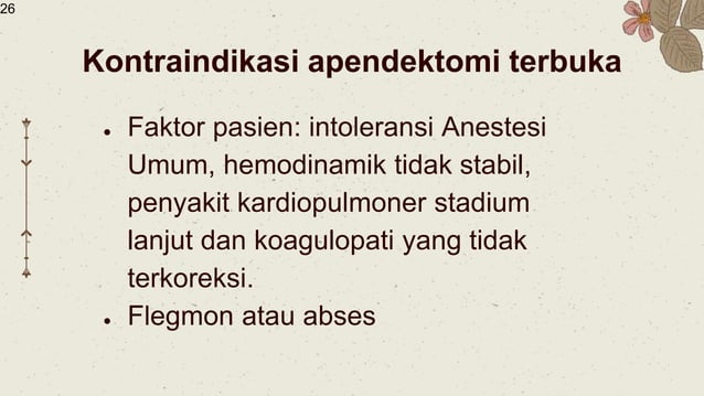 Diagnosa dan Tatalaksana Appendicitis Akut | PPTX