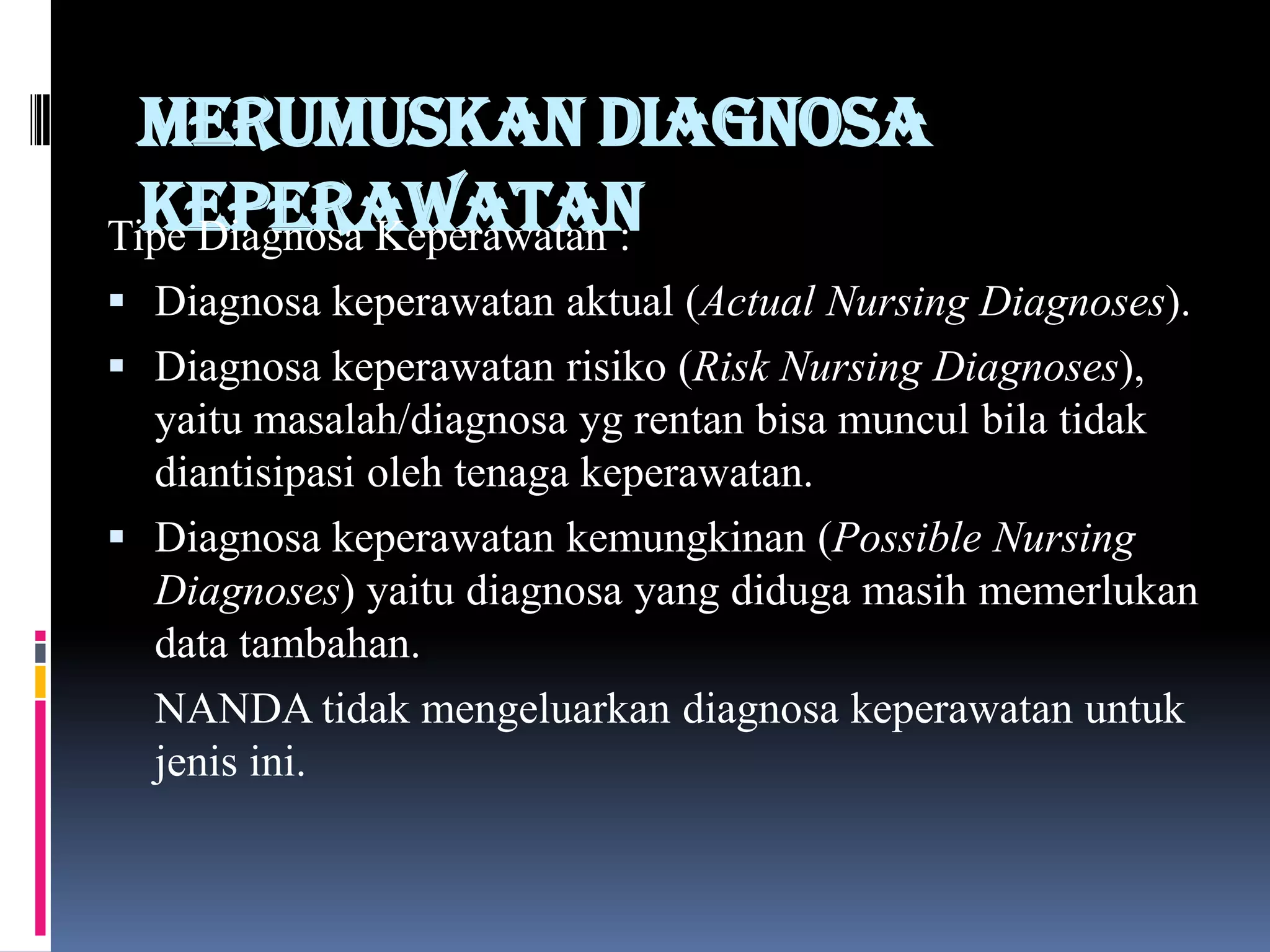 Diagnosa keperawatan dan kasus | PPTX