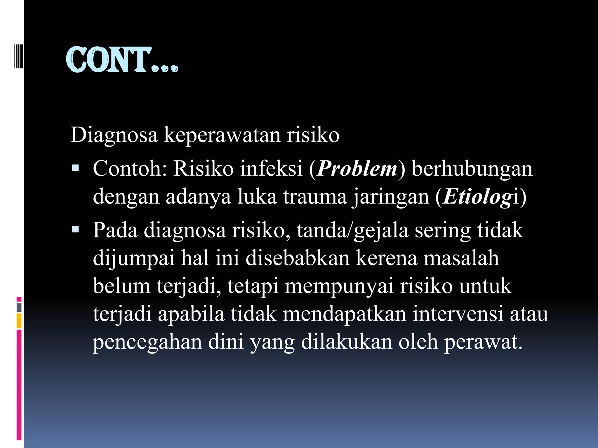 Diagnosa keperawatan dan kasus | PPTX