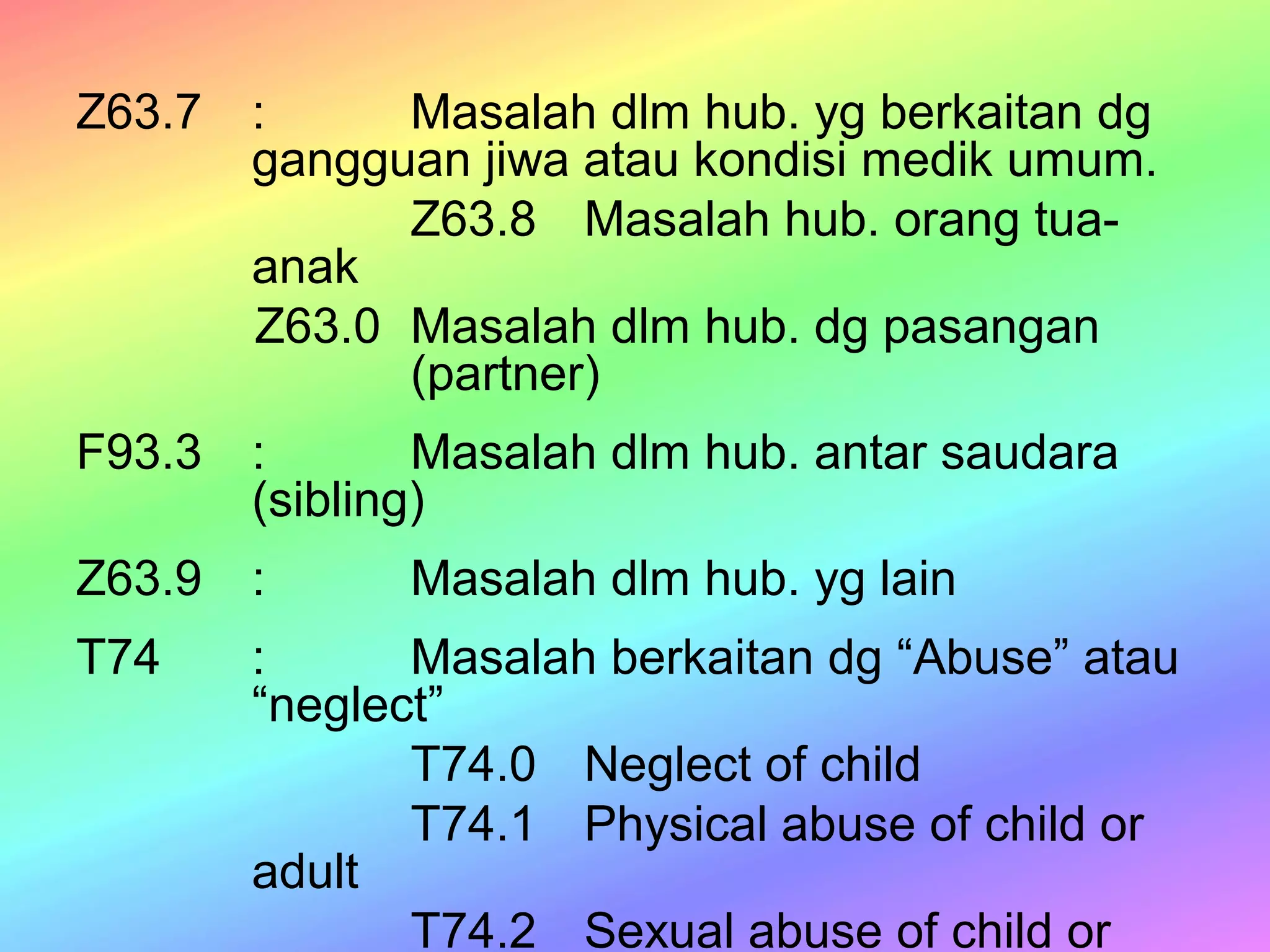 Diagnosa multiaksial | PPT