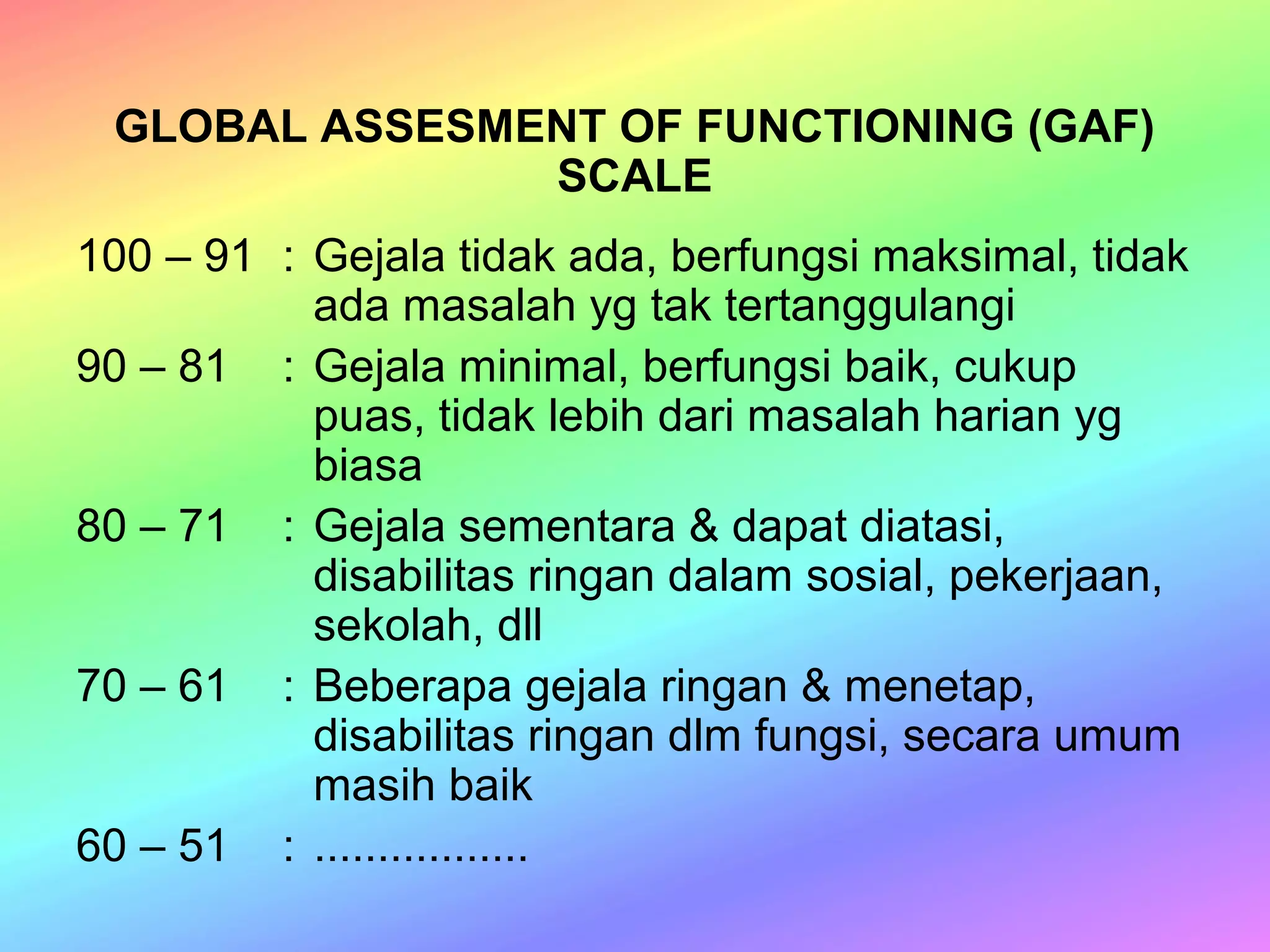 Diagnosa multiaksial | PPT
