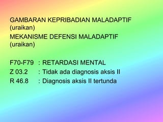 Diagnosa multiaksial | PPT