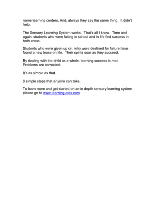 Diagnose And Correct Learning Problems | PDF