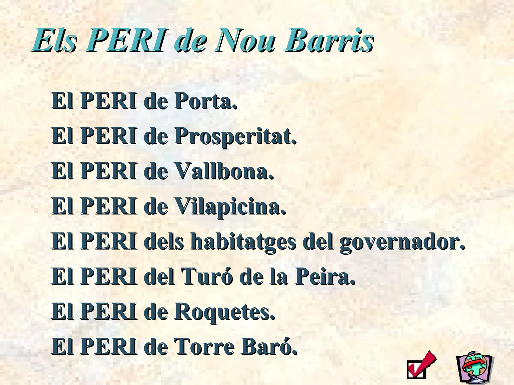 Diagnosi ordenació territorial nou Barris, Barcelona | PPT