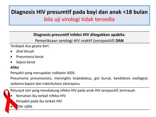 Diagnosi HIV pada bayi dan anak