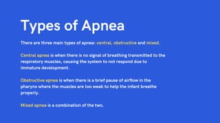 Neonatal Apnea | PDF