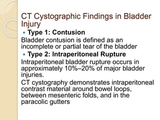 Dx & Mx of urethral and bladder injuries | PPTX | Death, Injury, or ...