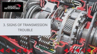 Diagnosing and Repairing Transmission Problems in Lexus Vehicles | PPTX