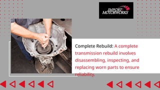 Diagnosing and Repairing Transmission Problems in Lexus Vehicles | PPTX