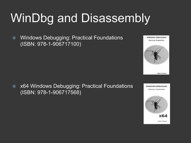 Diagnosing Application Problems using Microsoft WinDbg Debugger | PPT