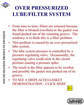 Diagnosing fuel filters | PDF