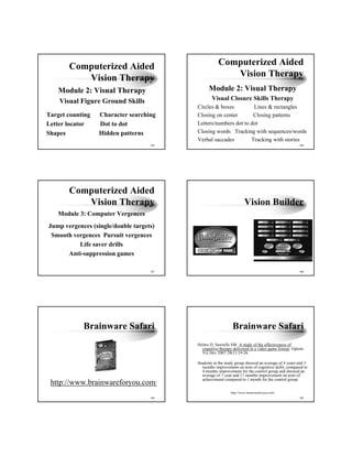 Diagnosing learning related vision problems | PDF | Eye and Vision ...