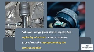 Diagnosing Mercedes Air Suspension Problems Key Symptoms and Solutions ...