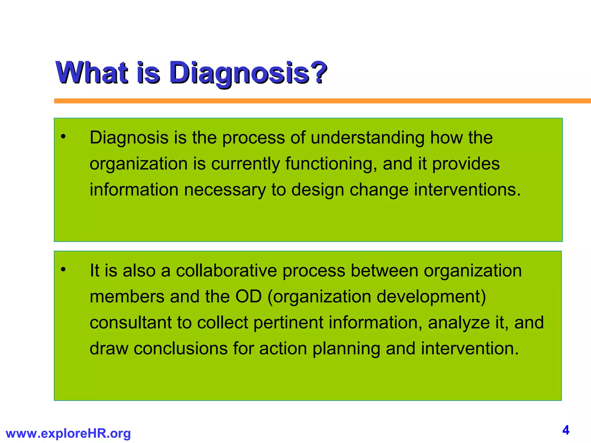 Diagnosing organizational effectiveness | PPT