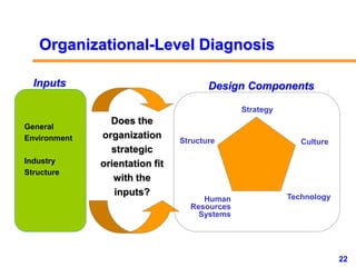 Diagnosing organizational effectiveness ppt slides | PPT