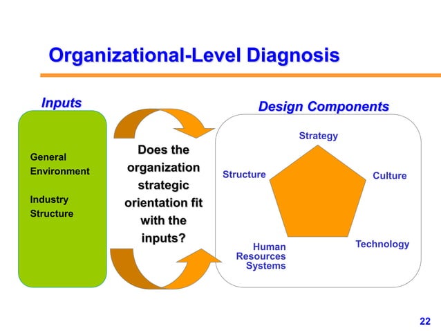 Diagnosing organizational effectiveness ppt slides