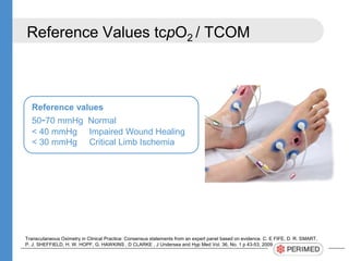 Diagnosing peripheral arterial disease and assessing degree of ischemia ...