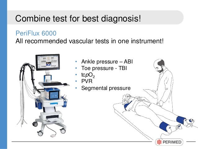 Diagnosing peripheral arterial disease and assessing degree of ischem…