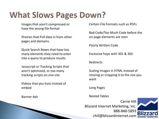 Diagnosing Page Speed Issues | PPT