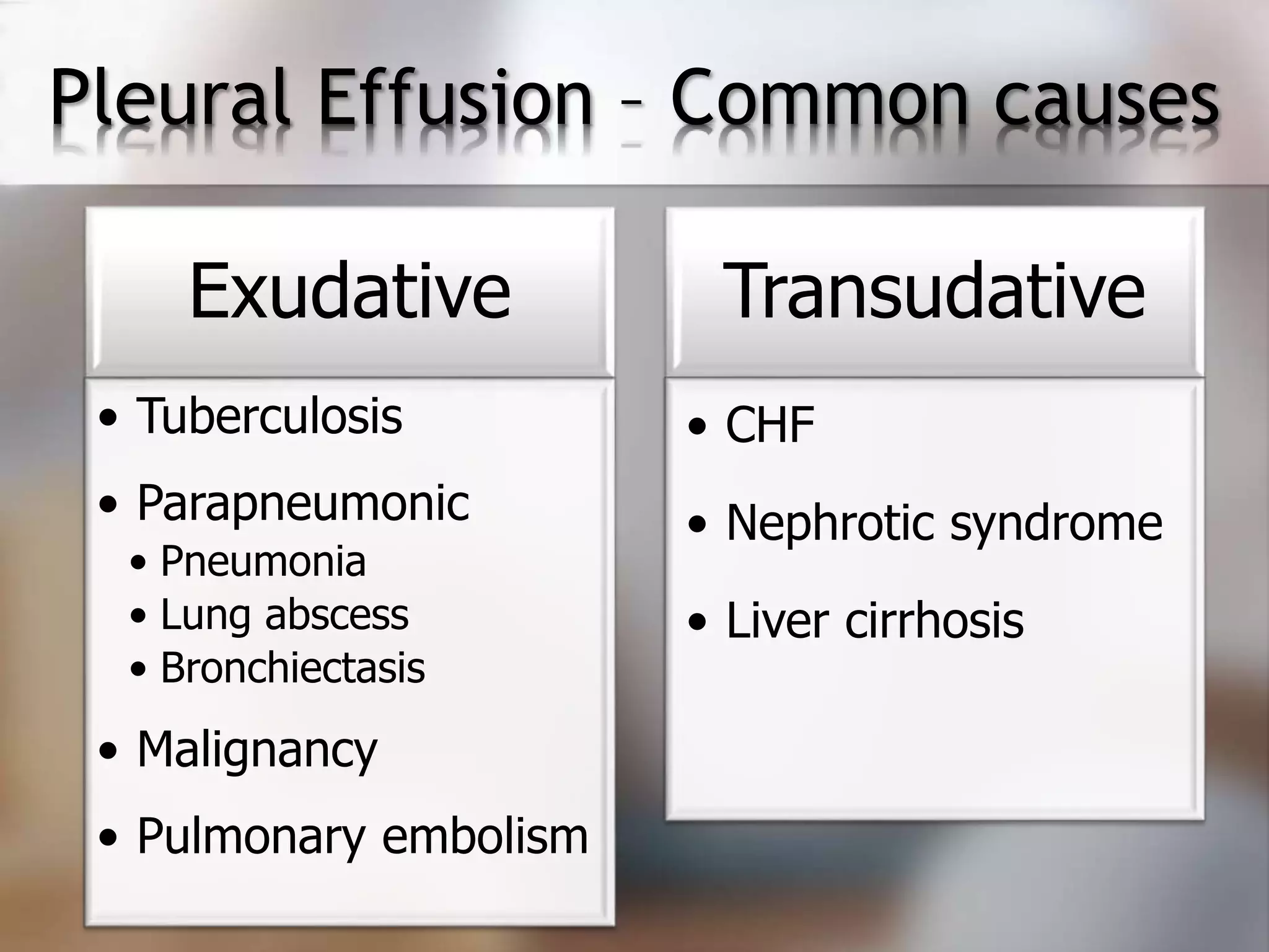 Diagnosing pleural effusion | PPTX