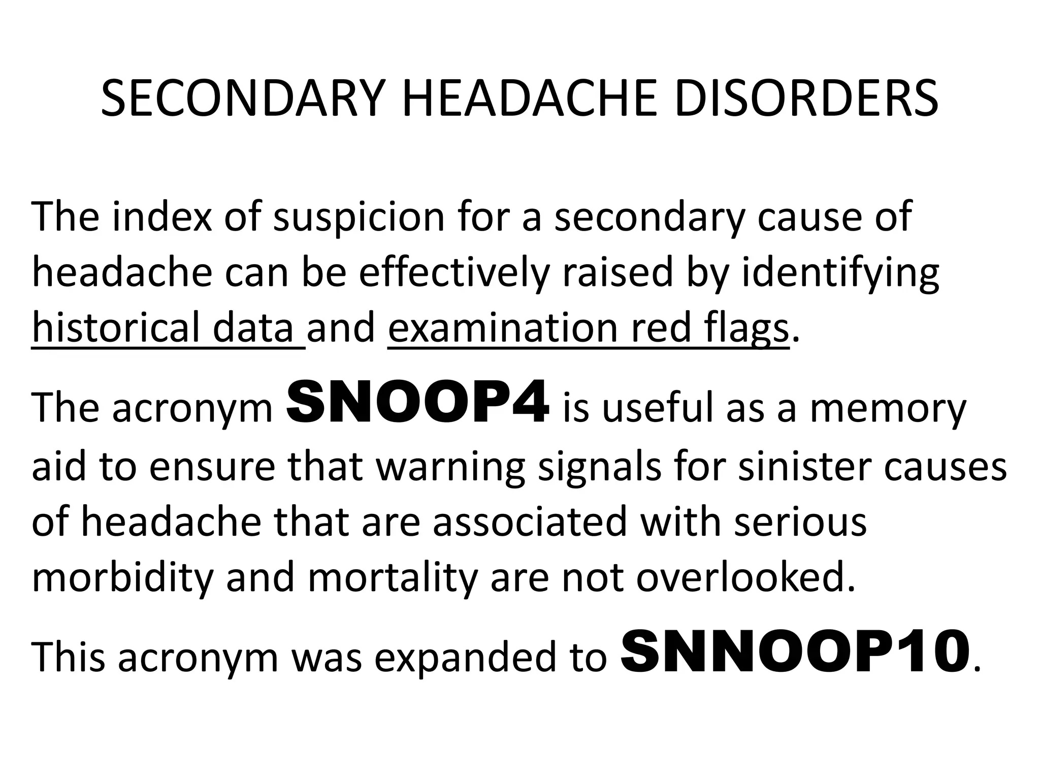Diagnosing Secondary | PPTX