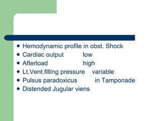 Diagnosis and Management of Shock | PPT