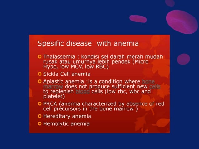 Diagnosis anemia-anak -ppt (1) | PPTX