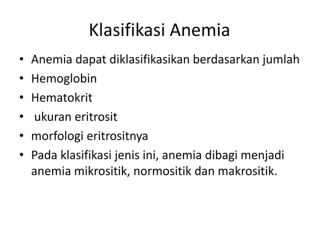Diagnosis anemia-anak -ppt (1) | PPTX