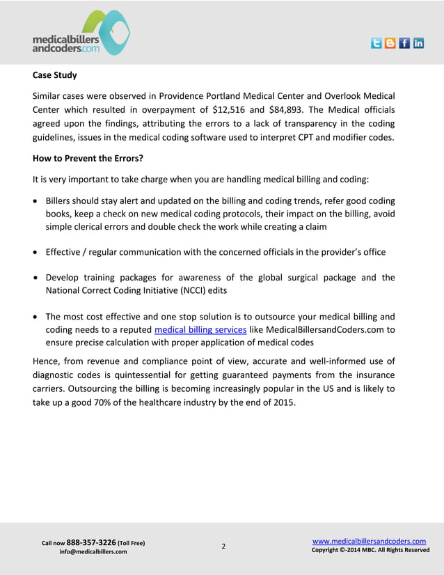 diagnosis code confusion leads to medical billing errors | PDF