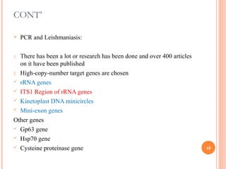 Diagnosis and Characterization of Leishmania Species Using PCR-RFLP | PPT