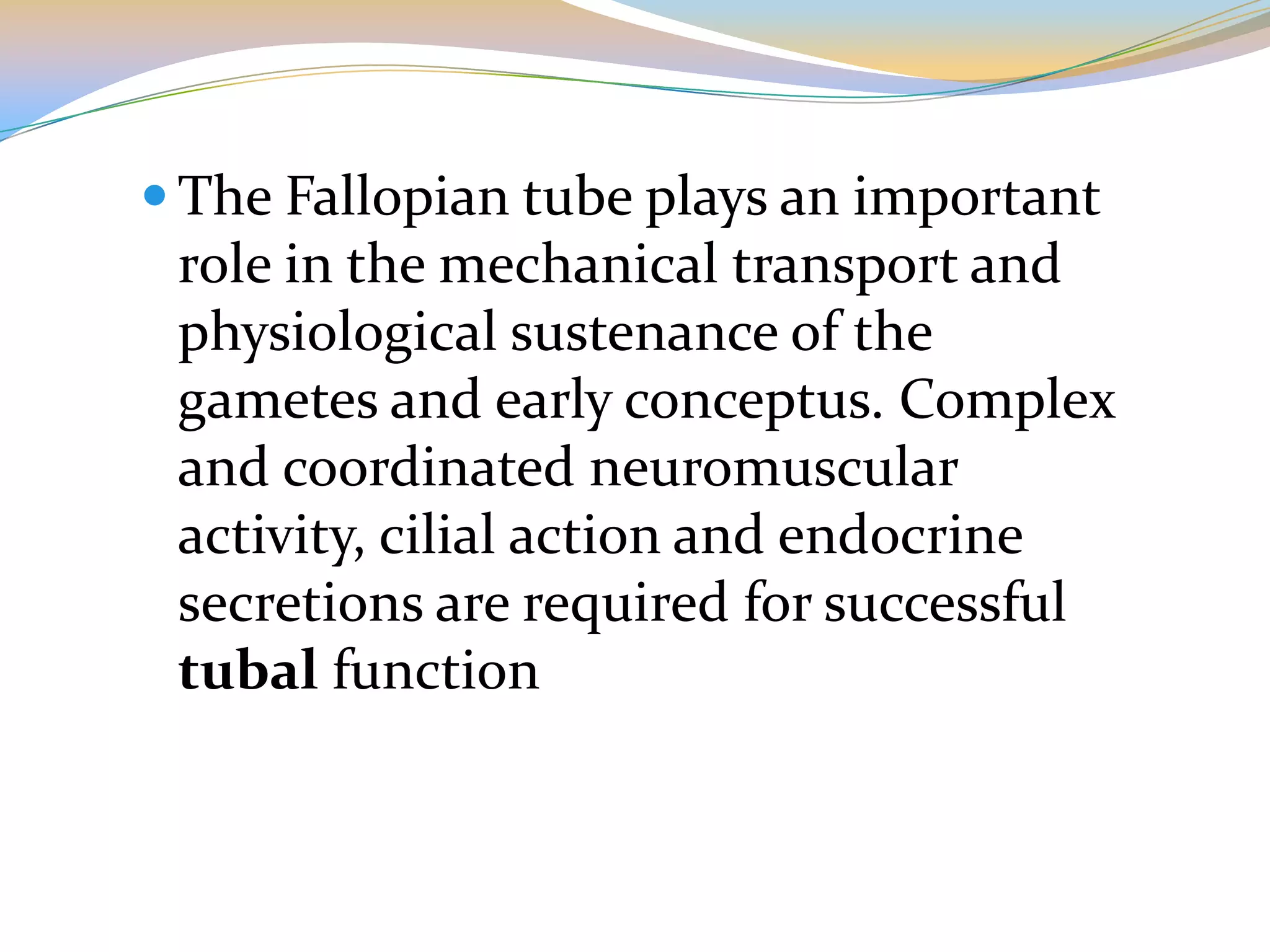 Diagnosis and classification of tubal factor infertility | PPTX