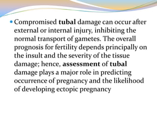 Diagnosis and classification of tubal factor infertility | PPTX