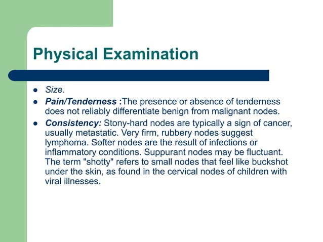 Diagnosis and examination of swollen lymph nodes ppt.pptx