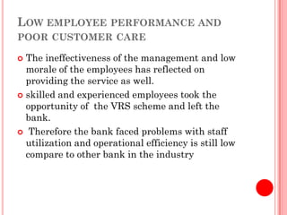 Diagnosis and identification of the problems of Seylan Bank, Sri Lanka ...