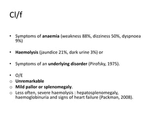 Diagnosis and management of aiha | PPTX