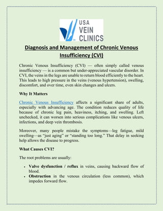 Diagnosis and Management of Chronic Venous Insufficiency (CVI).pdf