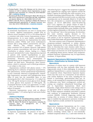 Diagnosis and Management of Disorders of Body Tonicity Hyponatremia and ...