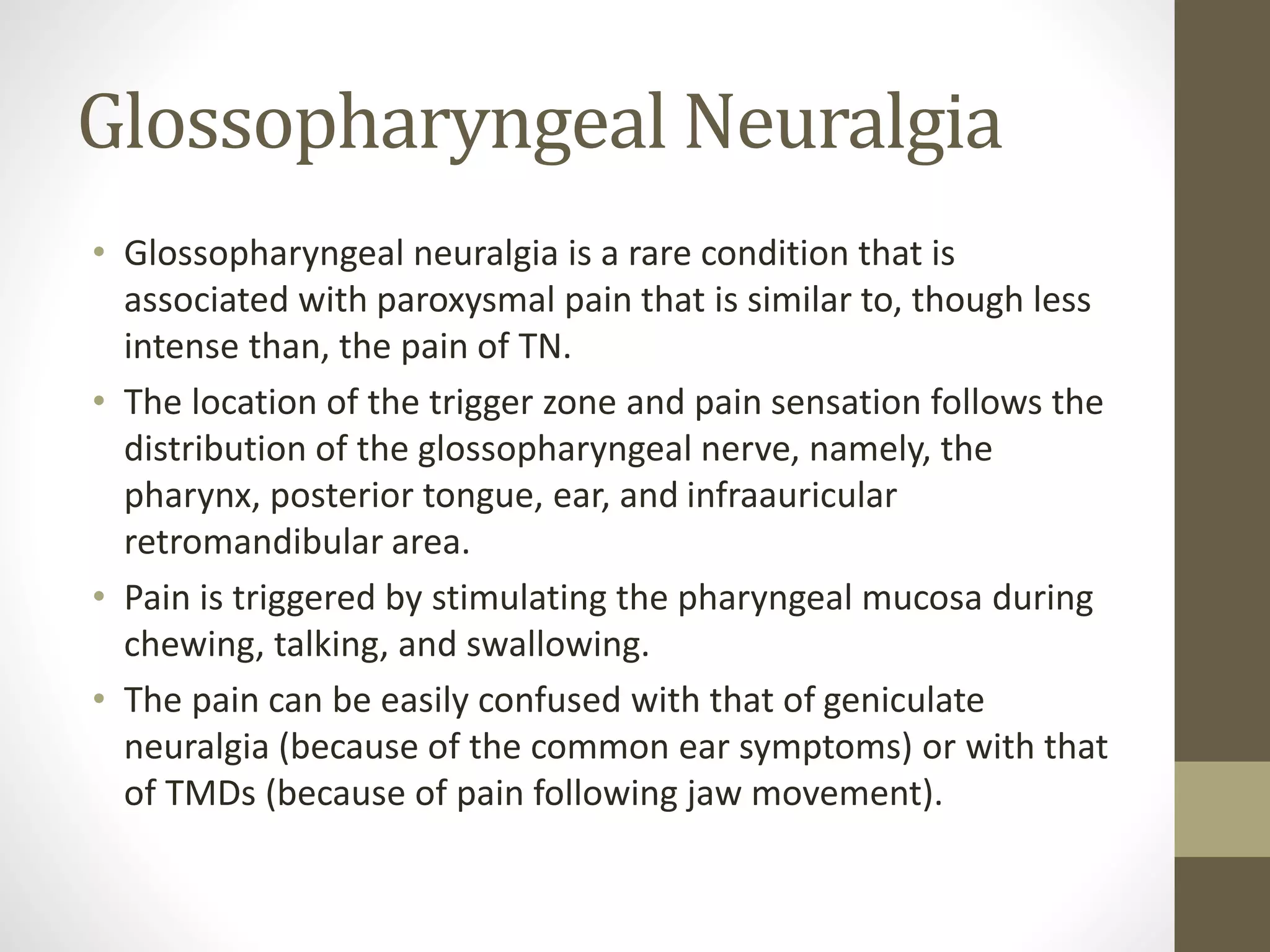 DIAGNOSIS AND MANAGEMENT OF FACIAL PAIN.pptx