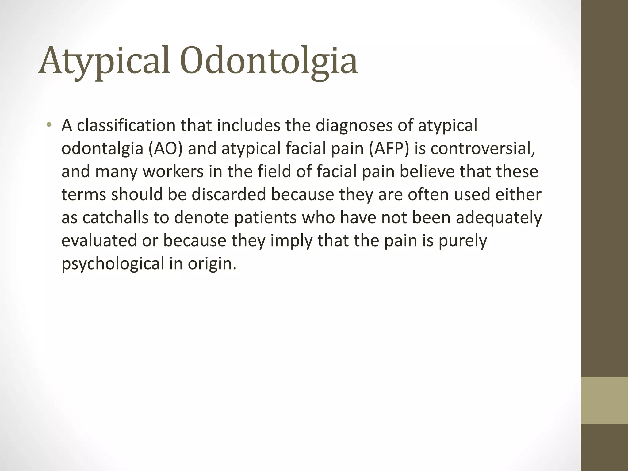 DIAGNOSIS AND MANAGEMENT OF FACIAL PAIN.pptx
