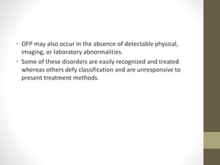 DIAGNOSIS AND MANAGEMENT OF FACIAL PAIN.pptx
