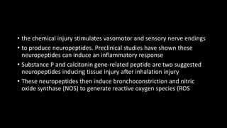 Diagnosis and management of inhalation | PPTX