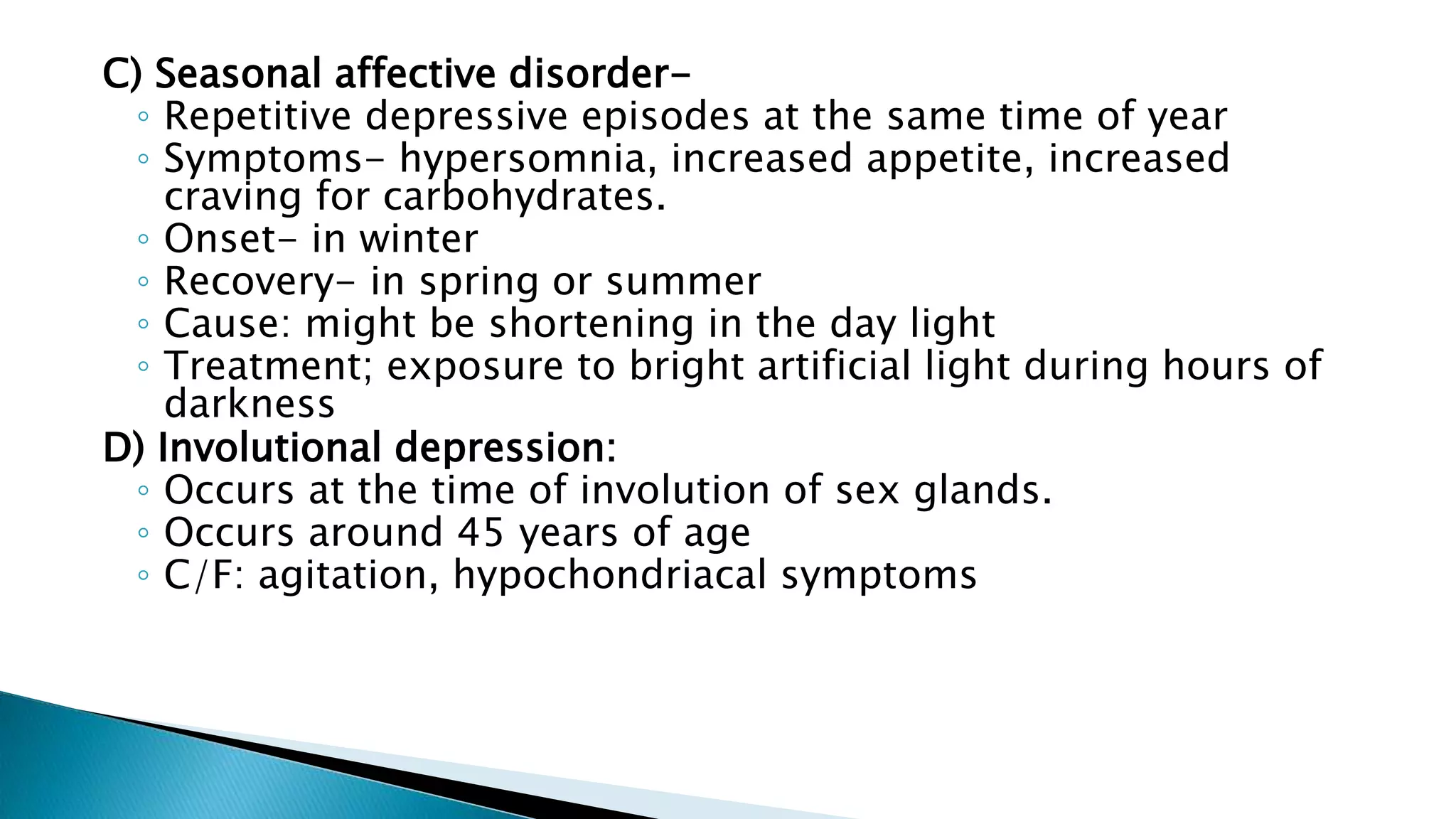 Diagnosis and management of major depressive disorder | PPTX
