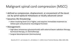 Diagnosis and Management of Oncologic Emergencies | PPT