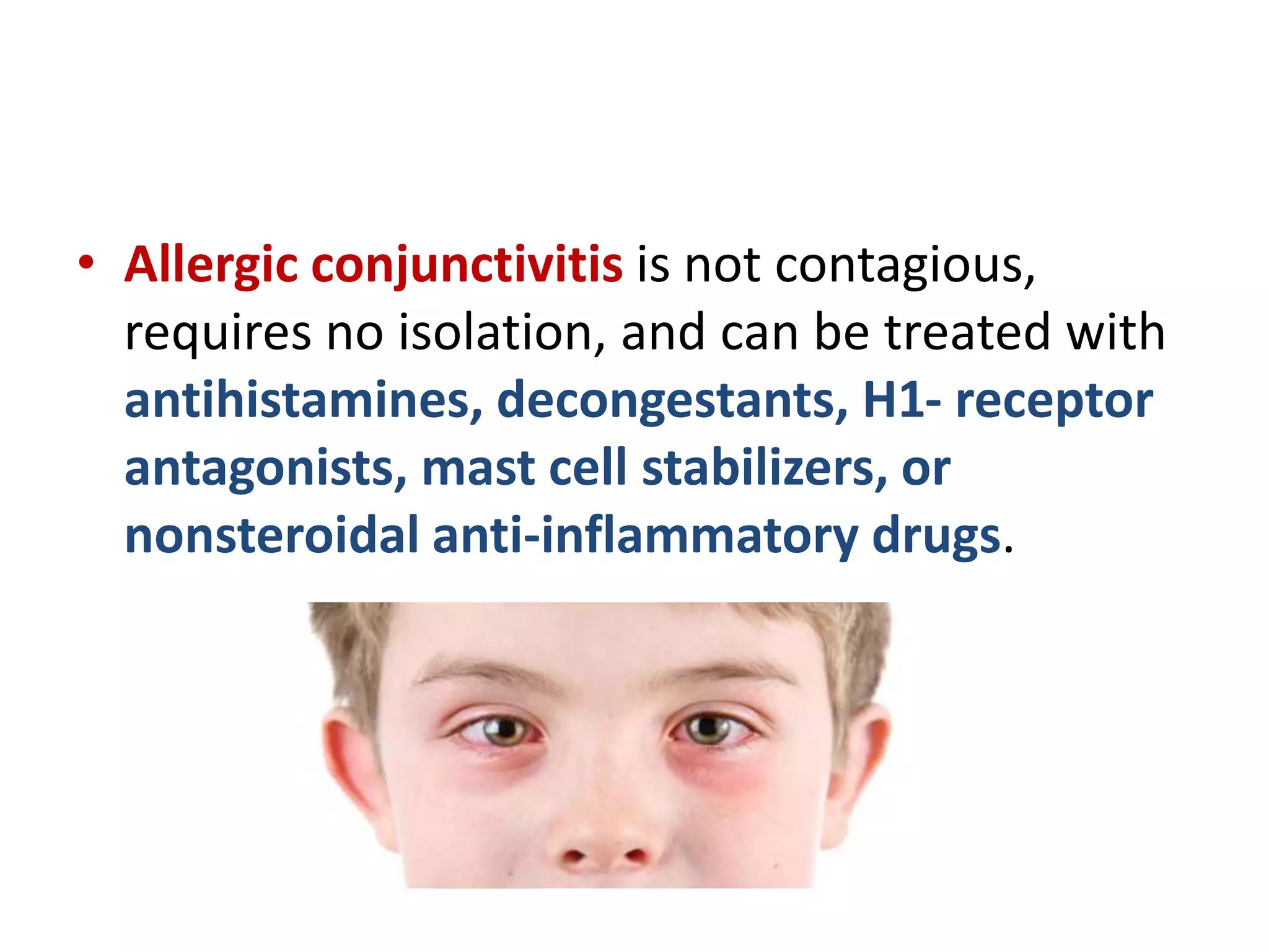 Diagnosis and management of pediatric conjunctivitis | PPTX