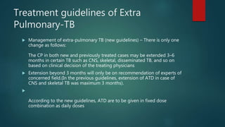 Diagnosis and management of tuberculosis with revised rntcp | PPTX