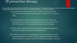 Diagnosis and management of tuberculosis with revised rntcp | PPTX
