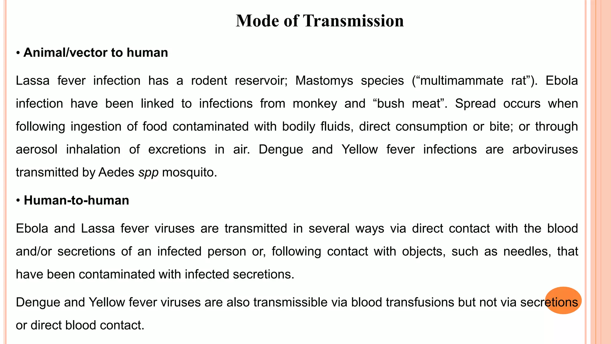 Diagnosis and management of viral haemorrhagic fever (vhf) | PPTX