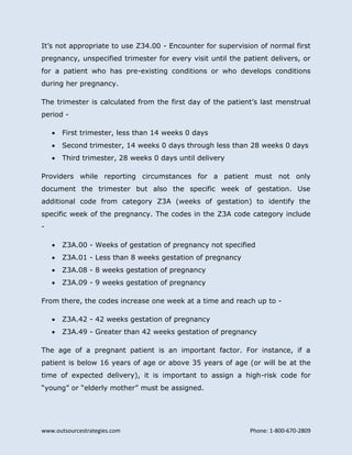 Diagnosis and Medical Coding for High Risk Pregnancy | PDF