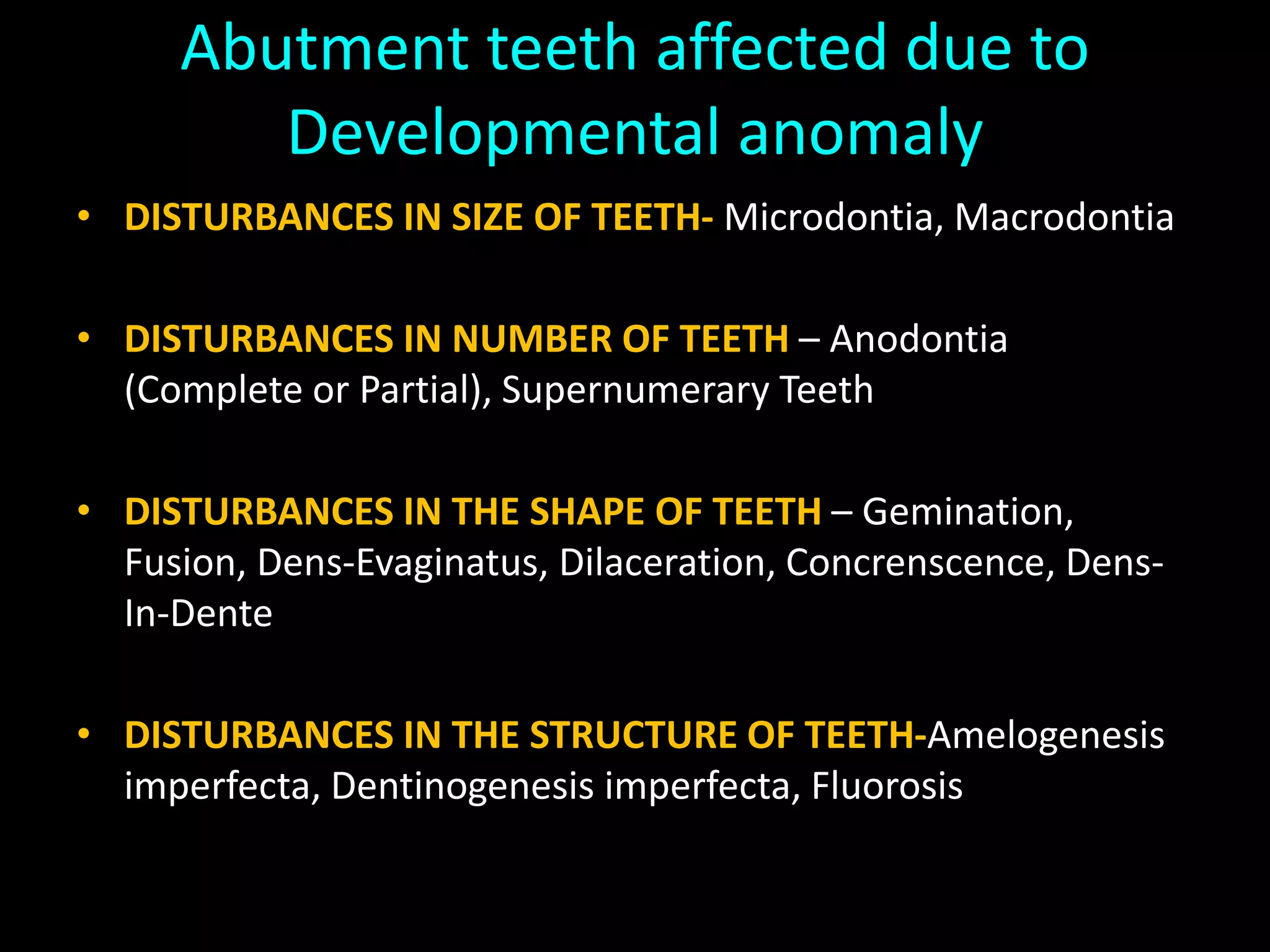 Diagnosis and periodontal consideration in fdp | PPTX